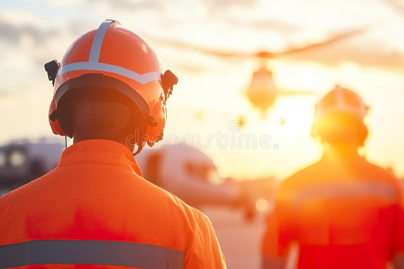 Emergency Response Teams Manage Runway Incidents during Sunset Hours ...