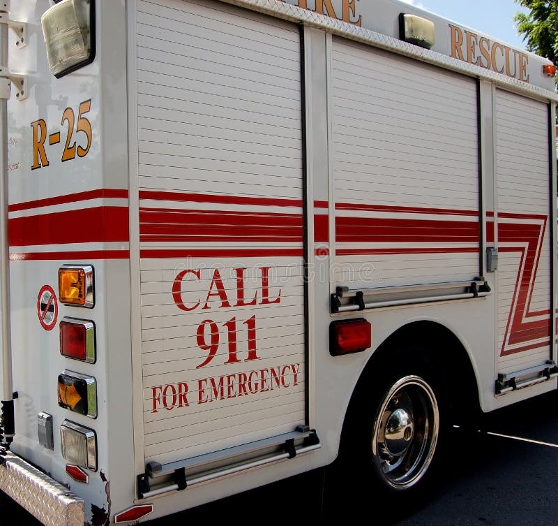 Emergency Dial 911, Decal on a Police Vehicle, USA Editorial Stock ...