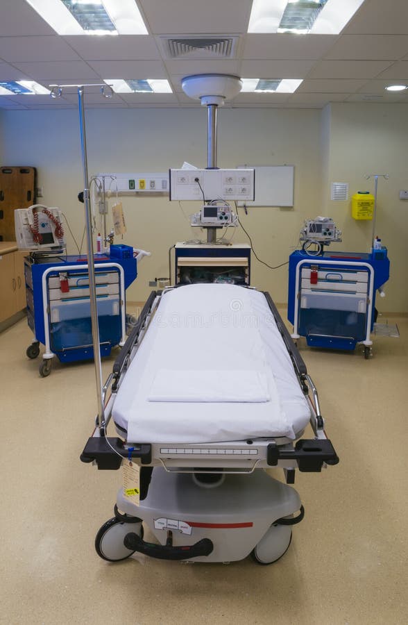 Emergency room, covid 19 stock image. Image of room - 178503571
