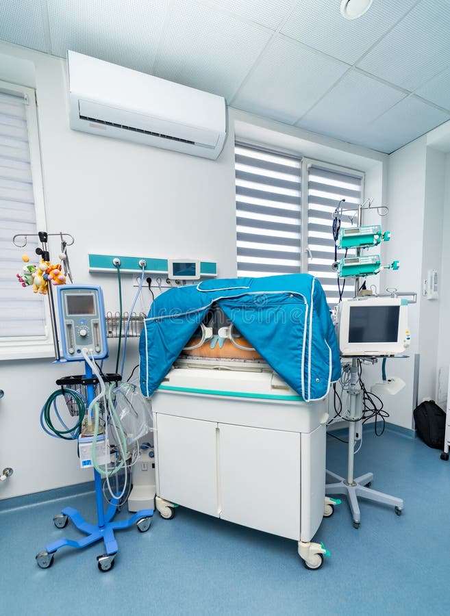 Emergency Room for Kids Hospital. Intensive Modern Hospital Ward Stock ...