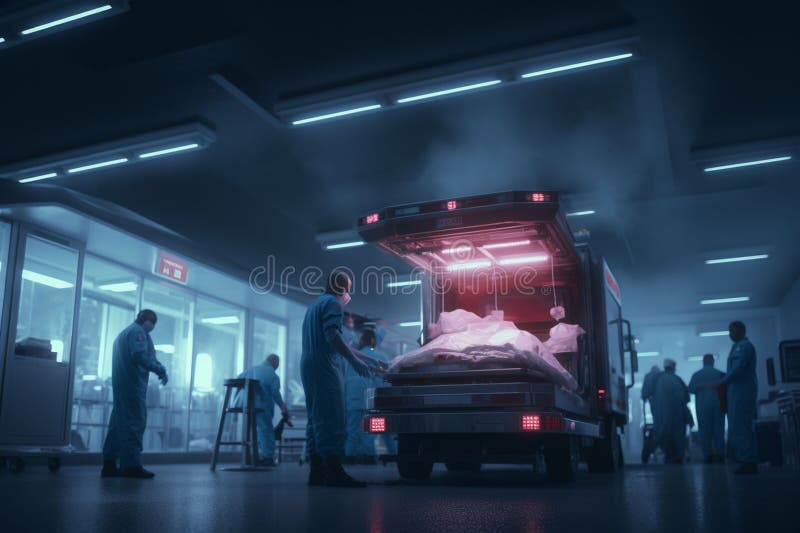 Emergency Room Medical Team Responding To a Stock Illustration ...