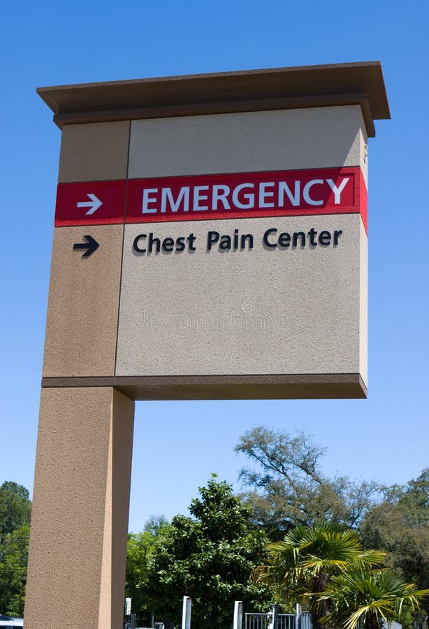 Emergency Room Sign stock image. Image of hurt, chest - 8984113