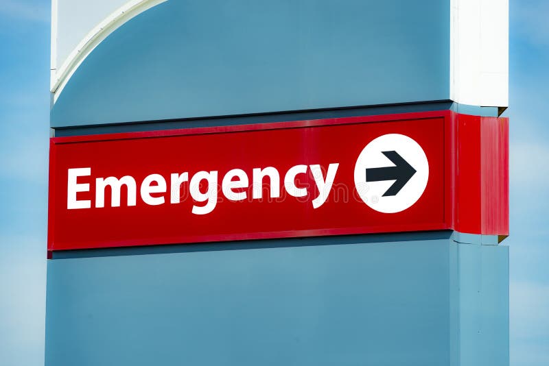Emergency Room Sign stock image. Image of distress, accident - 696821