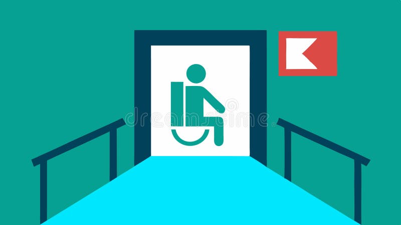 Emergency Services Access an Illustration Showing Clear Emergency Exit ...