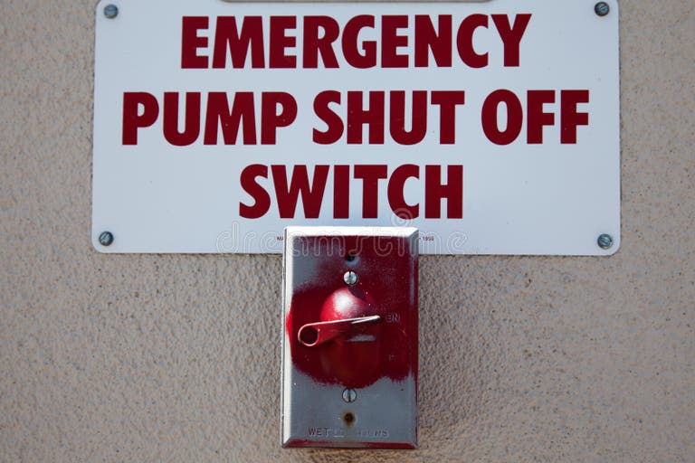 Emergency Shut-off Switch stock photo. Image of switch - 35652410