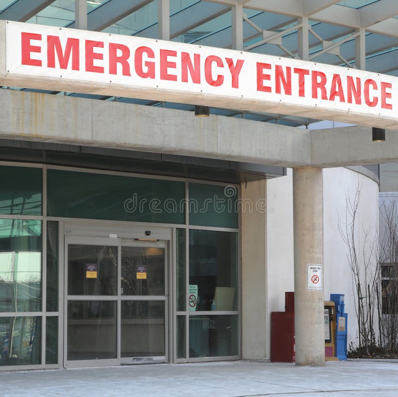 Emergency Department Sign stock image. Image of building - 4742951