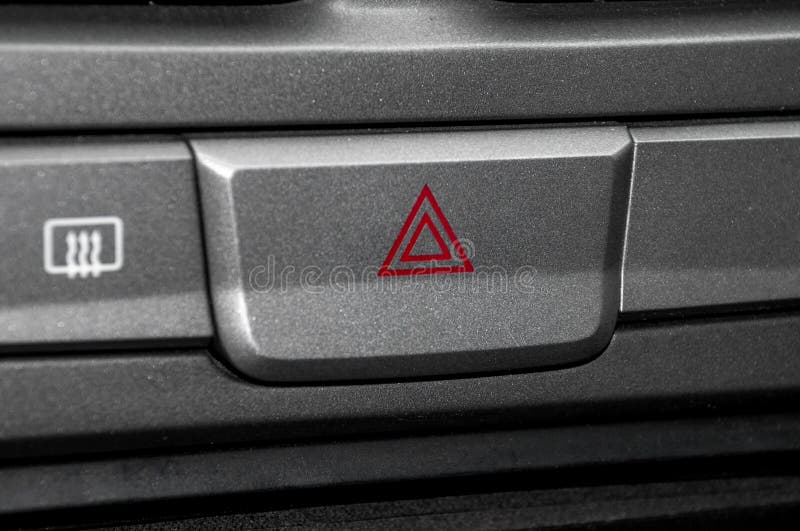 Red Triangle button stock photo. Image of plastic, white - 13633332