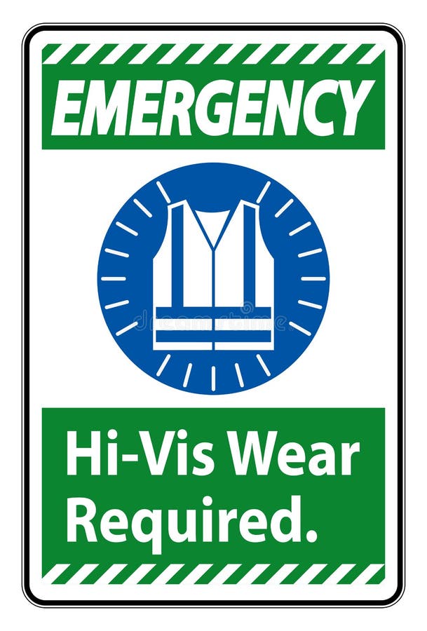 Hi Vis Stock Illustrations – 210 Hi Vis Stock Illustrations, Vectors ...