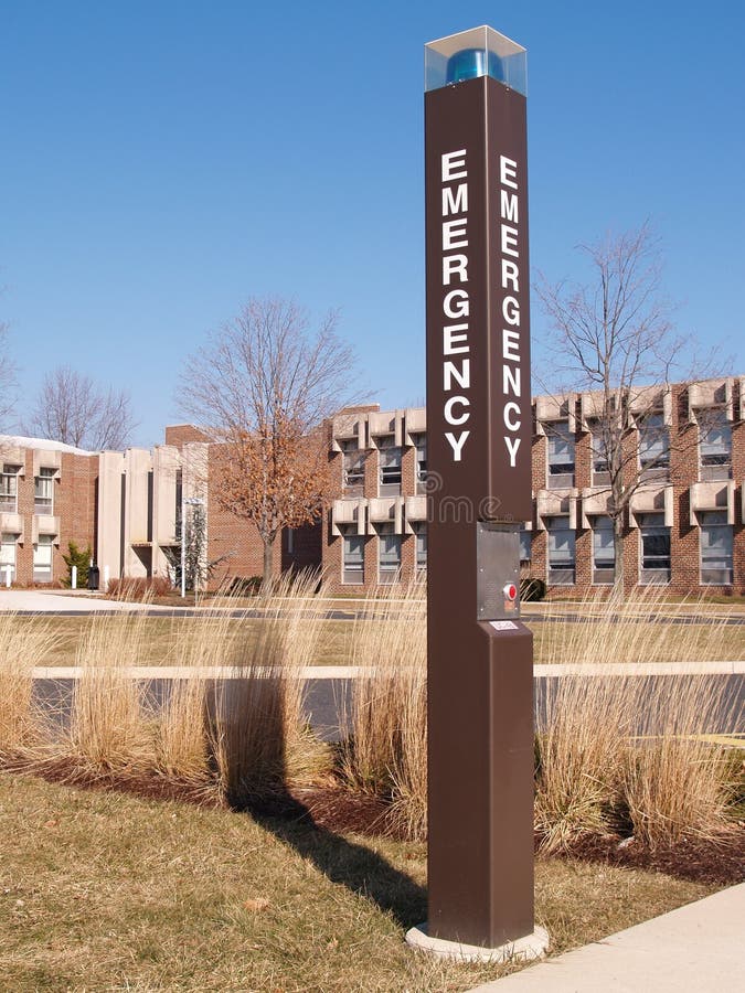 Emergency sign post stock photo. Image of caring, sickness - 4236926