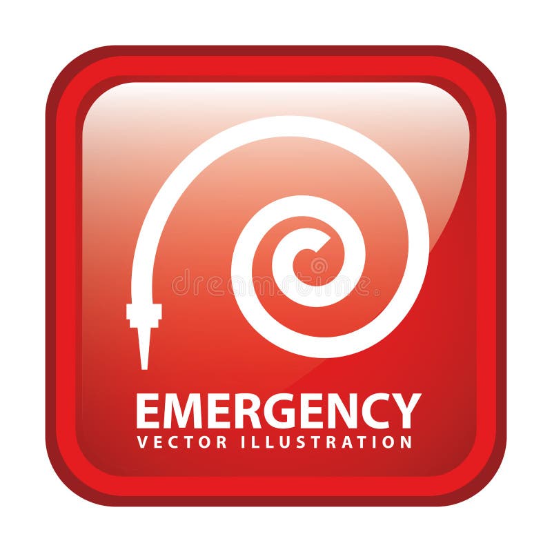 Emergency signal stock vector. Illustration of safe, service - 50005844