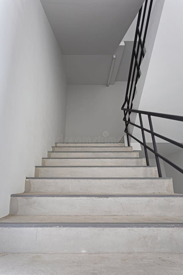Emergency Stair in Building Stock Photo - Image of safety, emergency ...