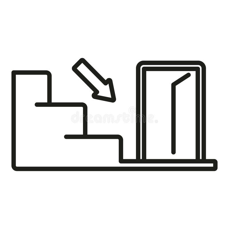Stair Emergency Exit Icon Stock Illustrations – 372 Stair Emergency ...