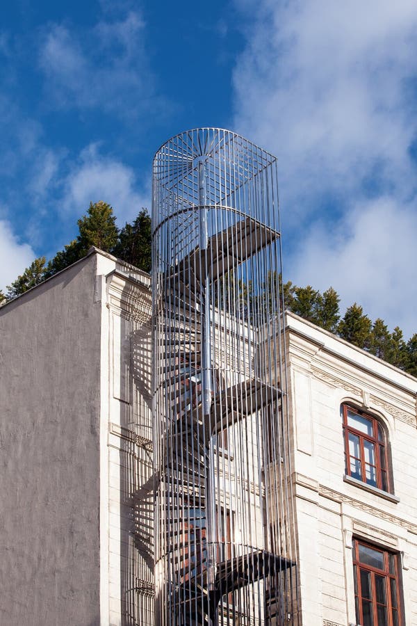 Emergency stairs stock photo. Image of architecture, abstract - 31228702