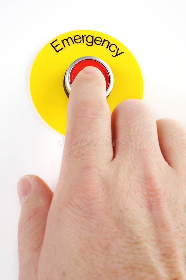 Emergency stop button stock photo. Image of press, stop - 40901608