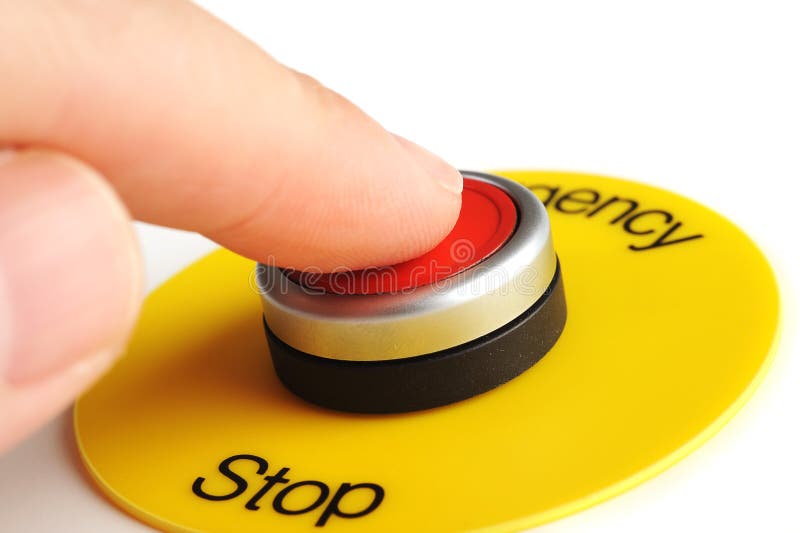 Emergency stop button stock photo. Image of quickly, help - 477652