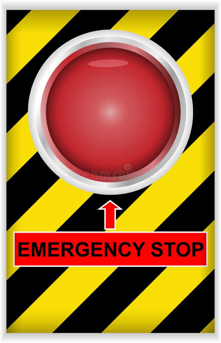 Emergency Stop Button Stock Illustrations – 3,934 Emergency Stop Button ...