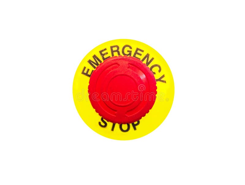 Emergency stop button stock image. Image of keyboard - 199381393