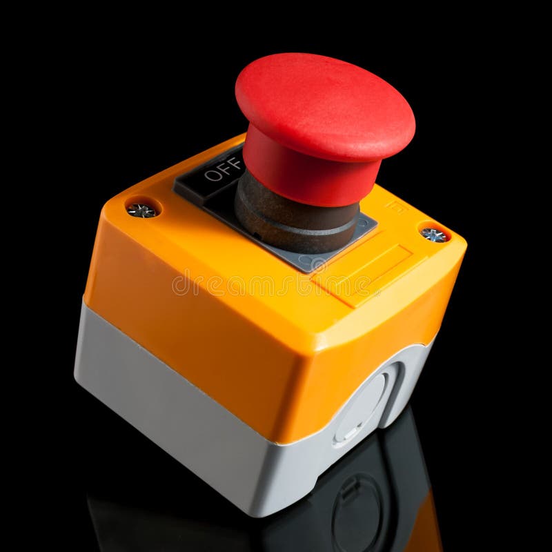 Emergency stop button stock photo. Image of press, power - 67922000