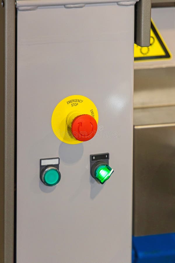 Emergency Stop Button stock image. Image of control - 287414661