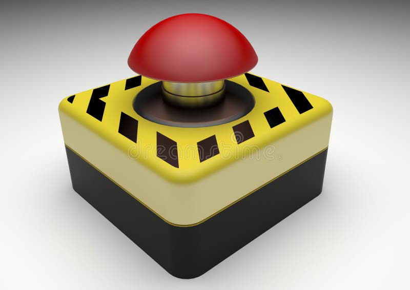 Red Emergency Stop Button Machine Safety Stock Illustrations – 132 Red ...