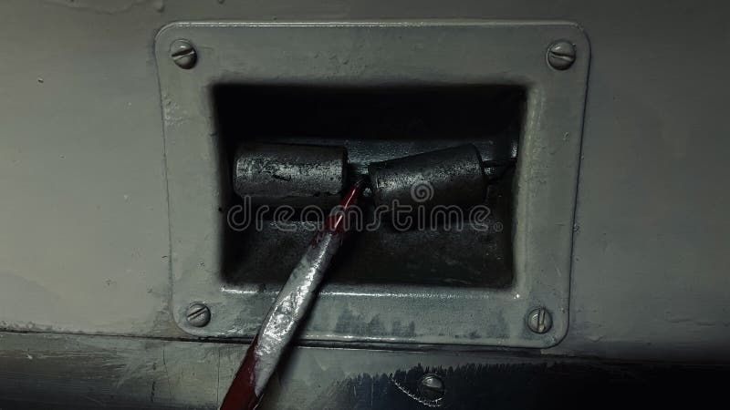 Emergency Stop Chain in Indian Passenger Train Stock Photo - Image of ...