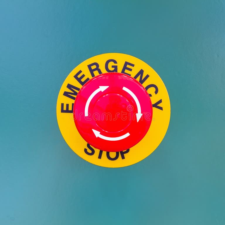 Emergency stop stock photo. Image of machine, stop, protection - 36730442