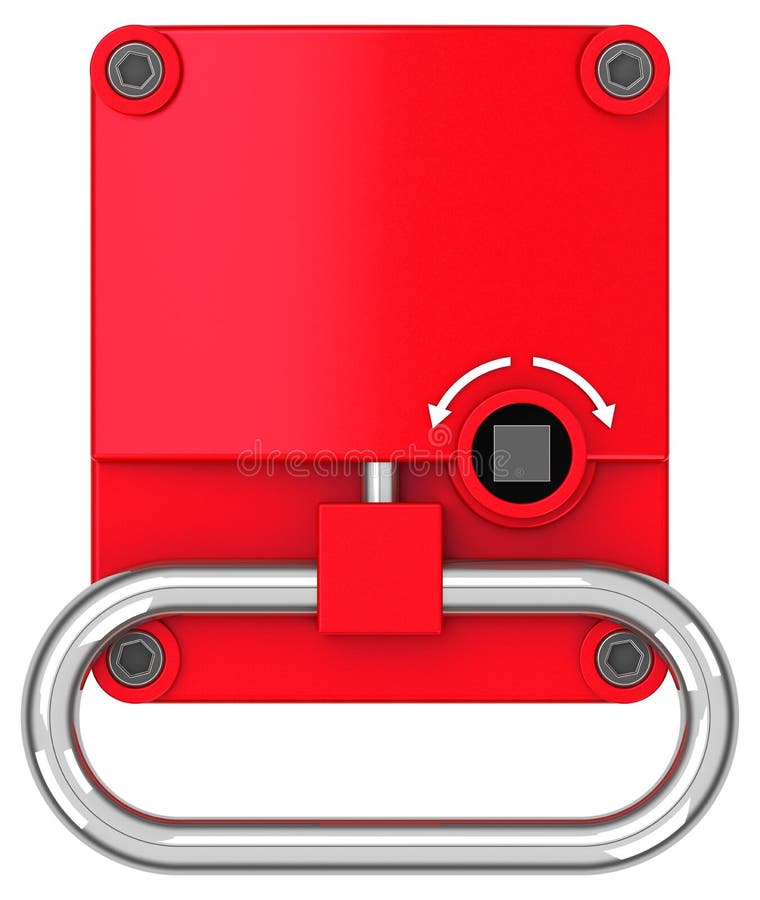 Emergency stop button stock illustration. Illustration of urgency ...