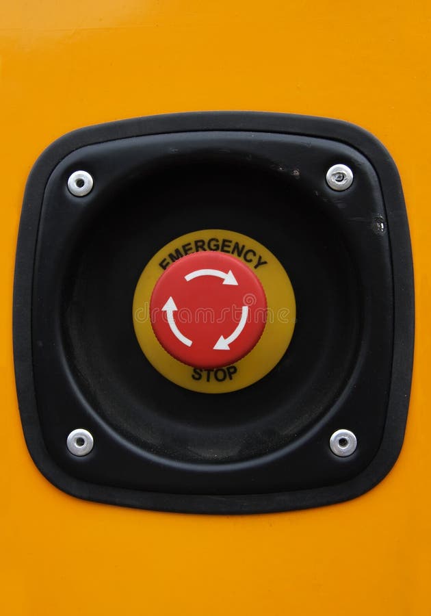 Emergency stop handle. stock image. Image of alarm, sign - 4986499