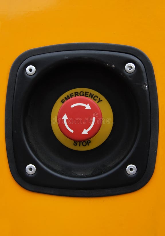 Emergency stop handle. stock image. Image of alarm, sign - 4986499