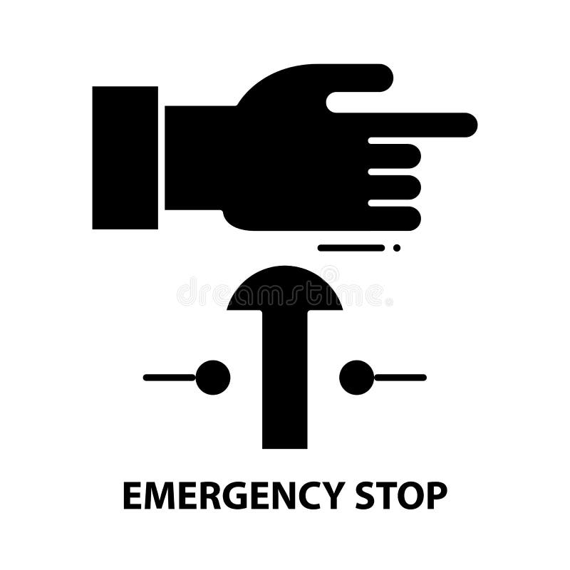 Emergency Stop Vector Stock Illustrations – 8,678 Emergency Stop Vector ...