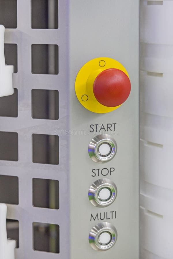 Machine Start Stop stock image. Image of electric, start - 221496157