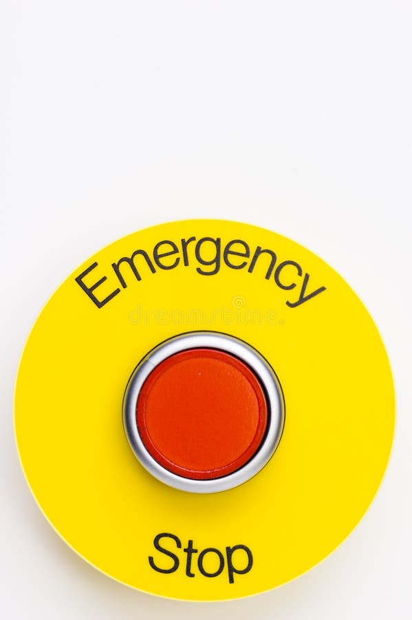 Emergency stop stock photo. Image of machine, stop, protection - 36730442