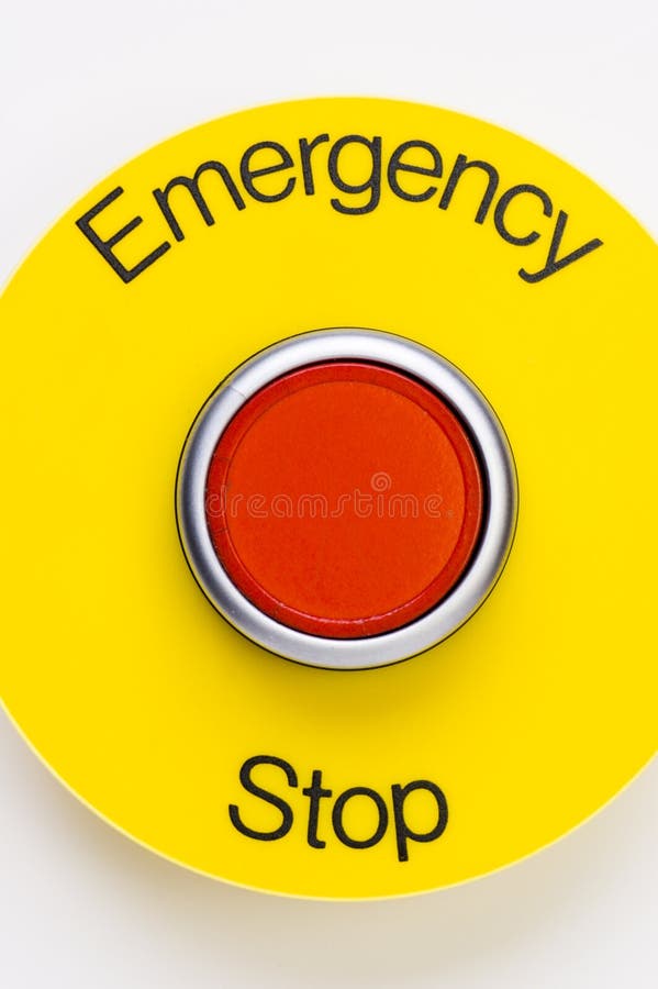 Emergency stop button stock photo. Image of quickly, help - 477652