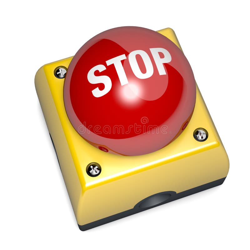 Emergency Stop stock illustration. Illustration of stop - 2016453