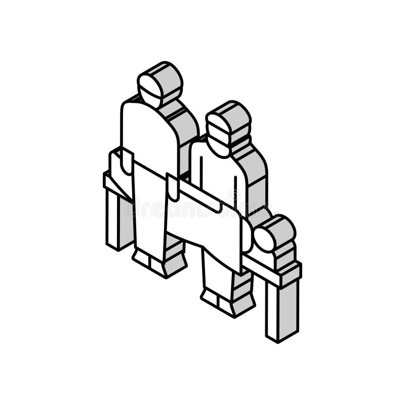 Emergency Surgery Isometric Icon Vector Illustration Stock Vector ...