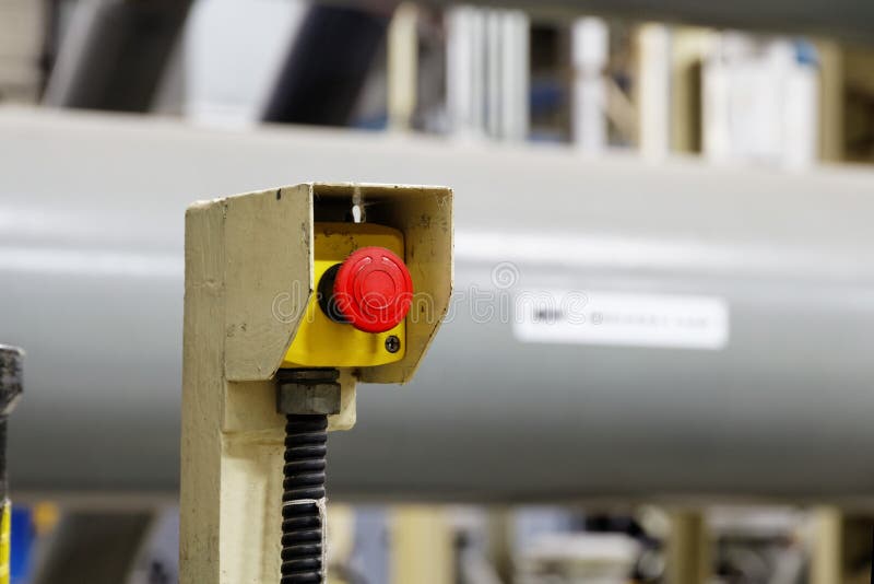 Emergency switch stock photo. Image of used, factory - 61591112