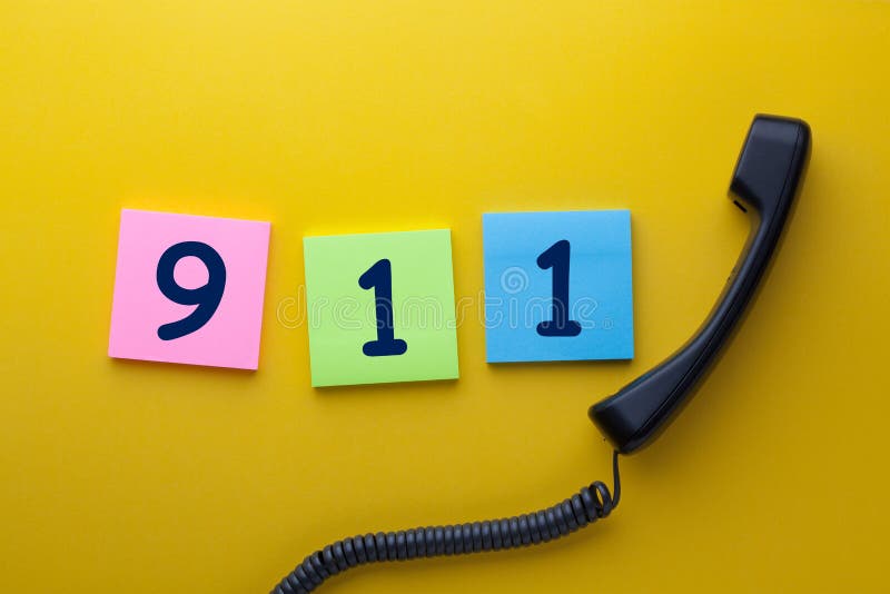 Emergency Telephone Number 911 Stock Photo - Image of copy, claim ...
