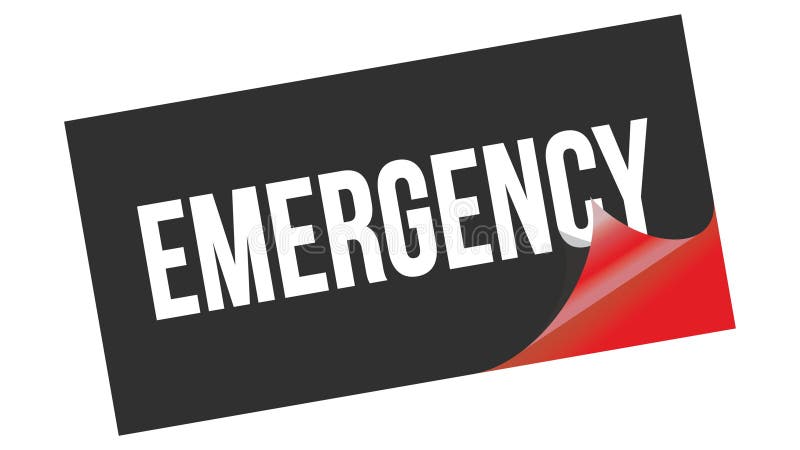 911 Emergency text stock illustration. Illustration of assistance ...