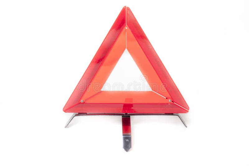 Emergency triangle stock image. Image of triangle, alarm - 25185767