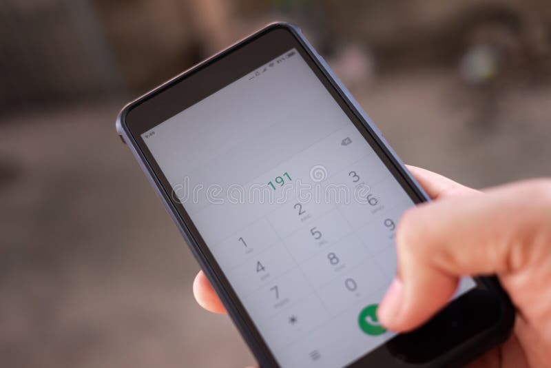 Emergency and Urgency, Dialing 911 Stock Photo - Image of health ...