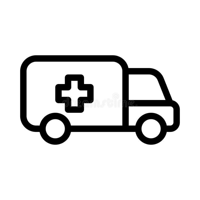 Emergency Vain Vector Thin Line Icon Stock Vector - Illustration of ...