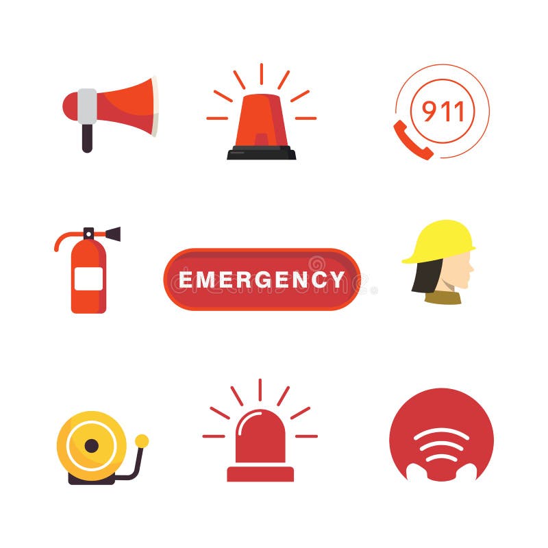 911 Emergency Vector Icon Design Stock Vector - Illustration of ...