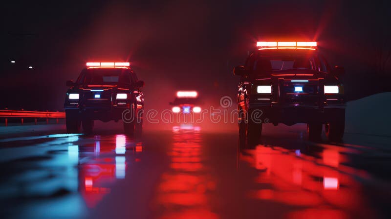 Emergency Vehicles Rushing To the Scene of an Incident, Symbolizing ...