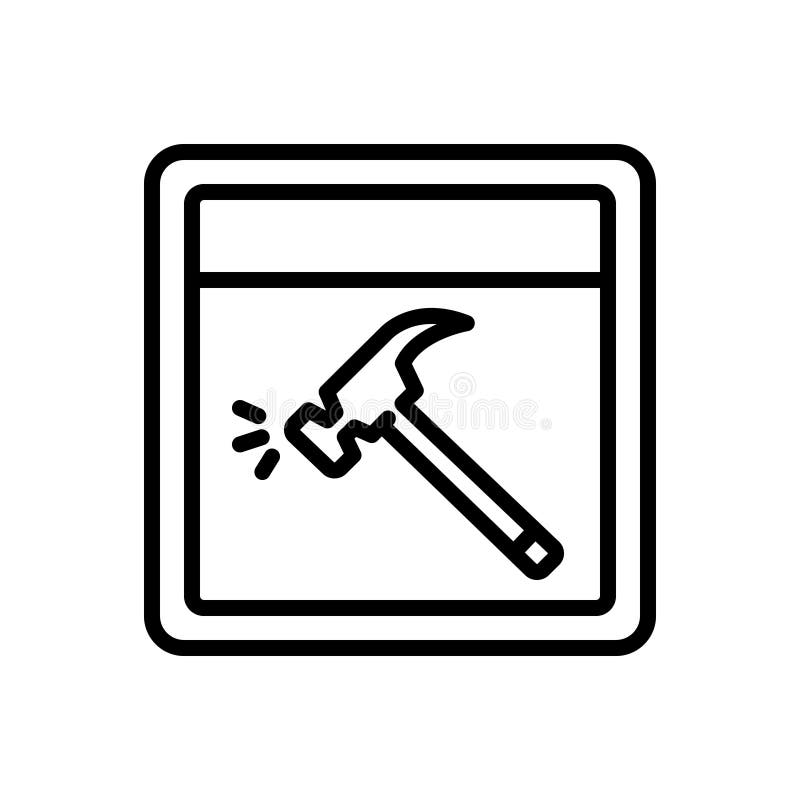 Emergency Window Symbol Sign, Vector Illustration, Isolate on White ...