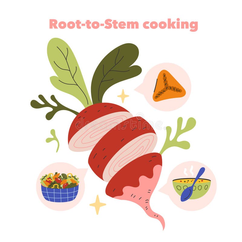 Emerging Ingredients. Flat Vector Illustration Stock Vector ...