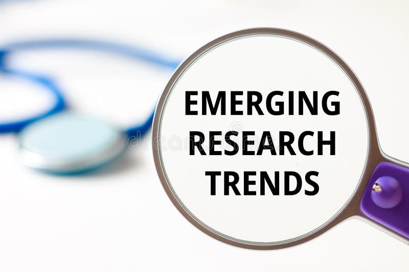 Emerging Research Trends Title Text Technology Medical Theme Stock ...
