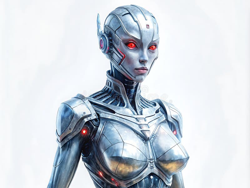 Sleek AI Female Robot a Glimpse into the Future of Advanced Technology and Artificial ...
