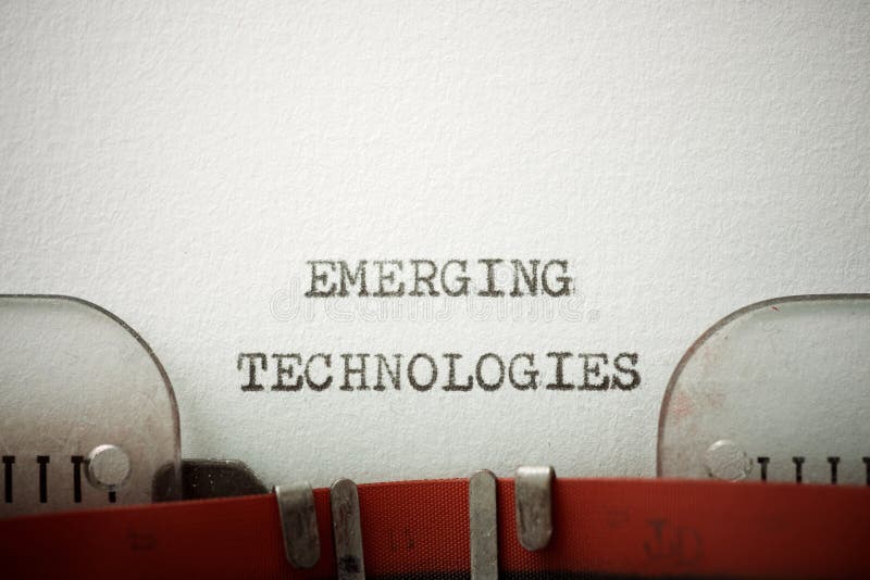Emerging Technologies Phrase Stock Photo - Image of emerging, sentence ...