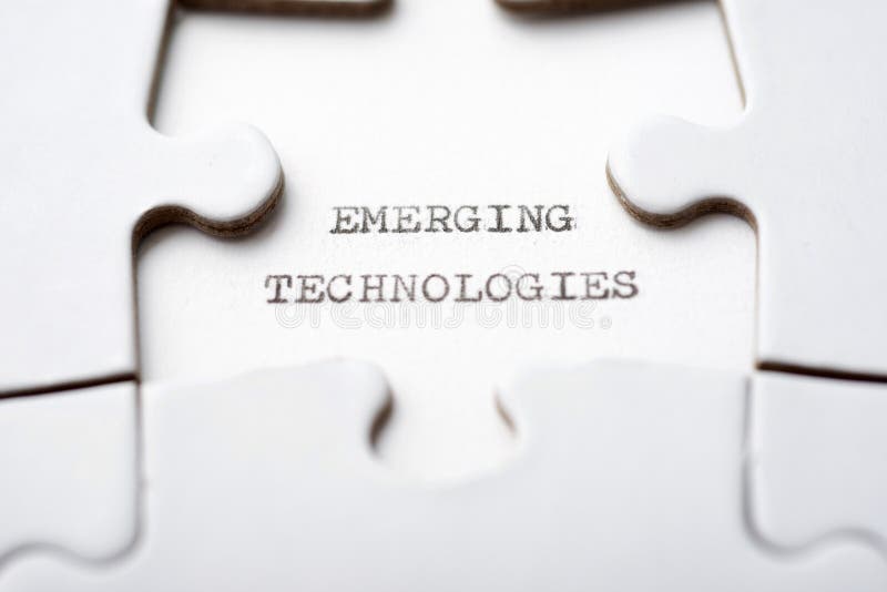Emerging Technologies Phrase Stock Photo - Image of jigsaw, innovation ...