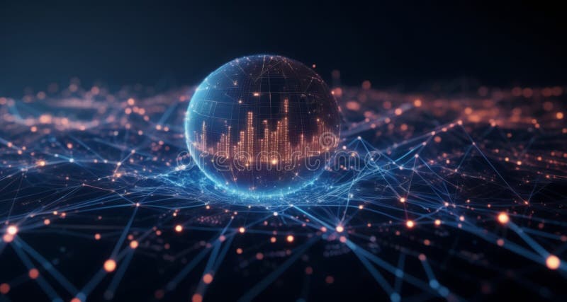 Emerging Technology - the Future of Connectivity Stock Illustration ...